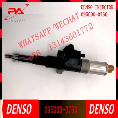 China Denso Diesel Fuel Common Rail Injector 095000-0761 095000-0760 for 6SD1 1153004151 for sale
