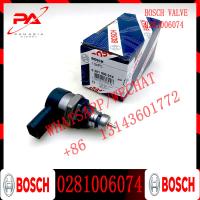 China Pressure Control Valve Fuel Pressure Regulator for VW Audi Skoda Seat 0281006074 057130764AB for sale