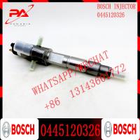 China Genuine Bosch Common Rail Diesel Injector 0445120326 107755-0200 for Truck for sale