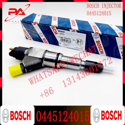 China Original Bosch Diesel Common Rail Fuel Injector 0445124015 5801453888 for 11.1L 12.9L Engine for sale