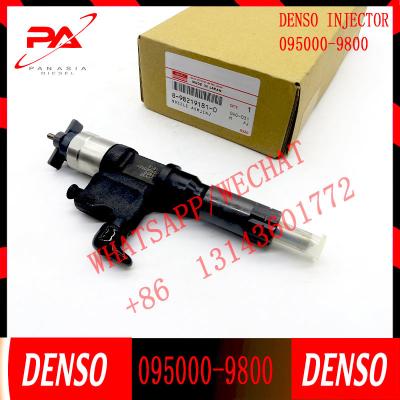 China Fuel Injector 095000-9800 8-98219181-0 for ISUZU 4HK1 Engine Denso Nozzle for sale
