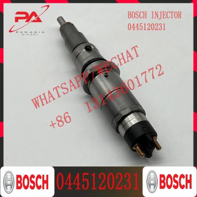 China Komatsu PC210-8 PC200-8 Diesel Fuel Injector 6754-11-3011 0445120231 Excavator Parts for sale