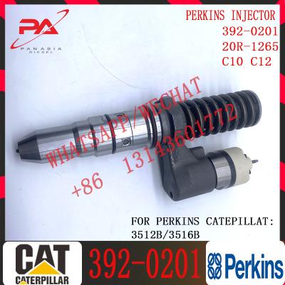 China Diesel Common Rail Injector Nozzle 392-0201 20R-1265 for Caterpillar 3516B 3512B Engine for sale