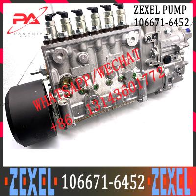 China ZEXEL 106671-6452 106Y164747 Diesel Engine 6HK1 Injection Pump for ZX360 Excavator for sale