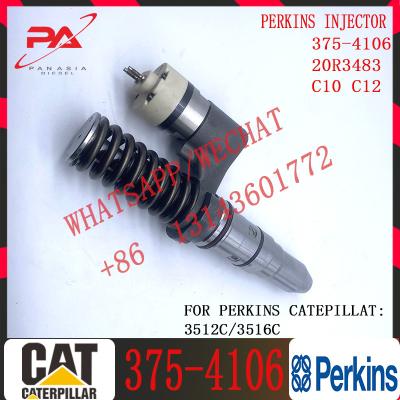China Common Rail Fuel Injector 375-4106 3754106 for CAT 3512C 3516C Engine for sale