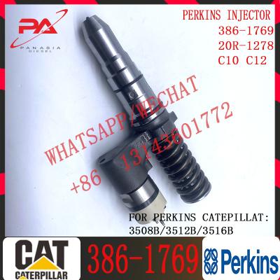 China Diesel Fuel Injector 386-1769 20R-1278 for Caterpillar 3508B 3512B 3516B Engine Common Rail for sale