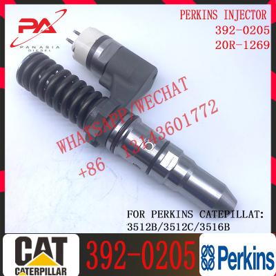China Common Rail Perkins Diesel Fuel Injector 392-0205 20R1269 for CAT 3512B 3516C for sale