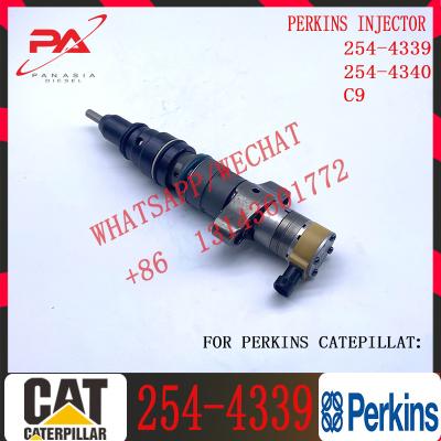 China Common Rail Diesel Fuel Injector 10R-7221 254-4339 for CAT C9 Excavator 160-200 Bar for sale