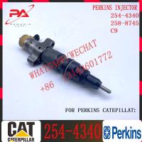 China C9 Diesel Engine Fuel Injector 254-4340 for Excavator Perkins 2544340 for sale