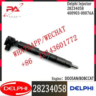 China Diesel Fuel Common Rail Injector 28234058 400903-00076A for Doosan 1.8 Excavator D18 D24 Engine for sale