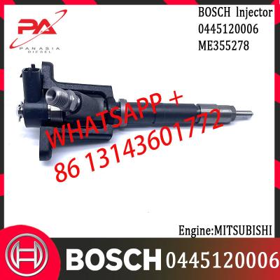 China BOSCH Original Diesel Common Rail Injector 0445120006 ME355278 for Mitsubishi Engine for sale