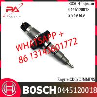 China BOSCH Original Diesel Common Rail Injector 0445120018 0445120069 for CDC Cummins Engine for sale