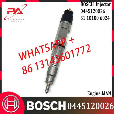 China BOSCH Original Diesel Common Rail Injector 0445120026 0445120030 for MAN Engine 51101006024 for sale