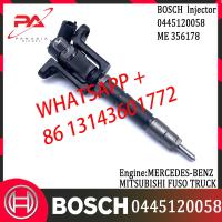 China BOSCH Original Diesel Common Rail Injector 0445120058 ME356178 for Mercedes-Benz Mitsubishi Fuso Truck for sale