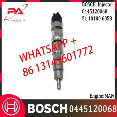 China BOSCH Original Diesel Common Rail Injector 0445120068 51101006058 for MAN Engine for sale