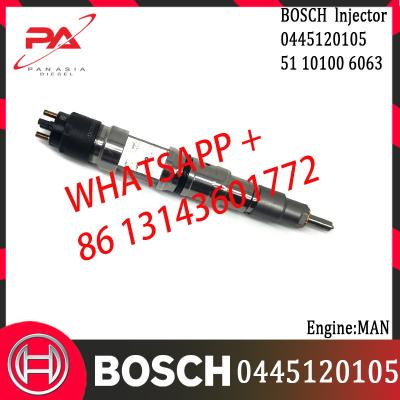 China BOSCH Original Diesel Common Rail Injector 0445120100 0445120105 for MAN Engine 51101006079 for sale