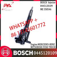 China Original Diesel Common Rail Injector 0445120109 0445120058 0445120006 ME358546 for Mercedes-Benz Mitsubishi Fuso Truck for sale