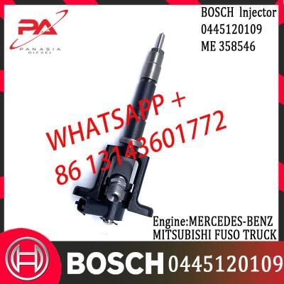 China Original Diesel Common Rail Injector 0445120109 0445120058 0445120006 ME358546 for Mercedes-Benz Mitsubishi Fuso Truck for sale