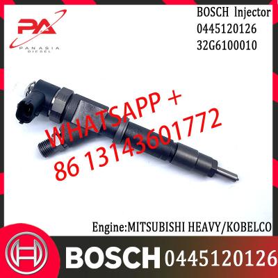 China Original Diesel Common Rail Injector 0445120126 32G6100010 for MITSUBISHI HEAVY KOBELCO for sale