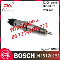 China Original Diesel Common Rail Injector 0445120151 4981128 for Cummins Engine for sale