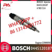 China Original Diesel Common Rail Injector 0445120187 4983514 for Cummins Engine for sale