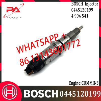 China Original Diesel Common Rail Injector 0445120193 0445120199 for Cummins 4994541 for sale
