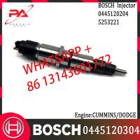 China Original Diesel Common Rail Injector 0445120204 5253221 for Cummins Dodge 6.7L for sale