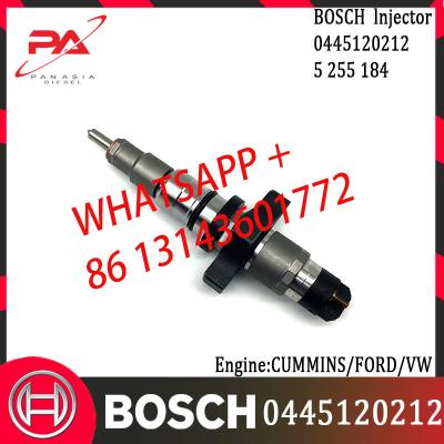 China Original Diesel Common Rail Injector 0445120212 5255184 for Cummins Ford VW for sale