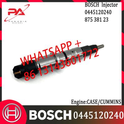 China Original Diesel Common Rail Injector 0445120237 0445120240 for CASE CUMMINS 87581565 for sale