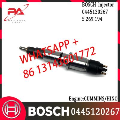 China 0445120267 Original Diesel Common Rail Injector 5269194 for CUMMINS HINO 0445120267 for sale