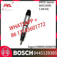 China Original Diesel Common Rail Injector 0445120305 0445120328 5268436 5273750 for Cummins Komatsu for sale