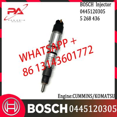 China Original Diesel Common Rail Injector 0445120305 0445120328 5268436 5273750 for Cummins Komatsu for sale