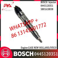 China Original Diesel Common Rail Injector 0445120351 5801618038 for CASE NEW HOLLAND for sale