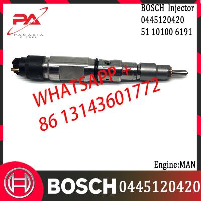 China Original Diesel Common Rail Injector 0445120420 0445120220 0445120281 for MAN 51101006191 for sale
