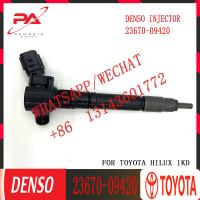 China Common Rail Fuel Injector 295700-0550 23670-09420 for Toyota Fortuner Hilux Land Cruiser 1GD-FTV for sale