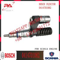 China Original Bosch Common Rail Diesel Fuel Injector 0414701082 for Scania 1440579 for sale