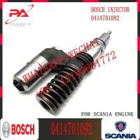 China Original Bosch Diesel Fuel Injector 0414701092 1734493 for SCANIA DC13076A Engine for sale
