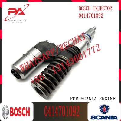China Original Bosch Diesel Fuel Injector 0414701092 1734493 for SCANIA DC13076A Engine for sale
