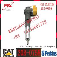 China Diesel Fuel Injector 1747526 174-7526 20R-0758 Common Rail Injector for CAT 3412E Engine for sale