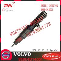 China Diesel Fuel Injector 20780666 4 Pins EUI Unit Injector BEBE4D14001 BEBE4D14101 for Volvo D16 3512 Tier 3 for sale