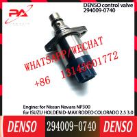 China Control Valve Regulator SCV Valve 294009-0740 for Nissan Navara NP300 ISUZU D-Max 2.5 3.0 for sale