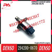 China DENSO Control Valve 294200-0670 SCV Regulator for Isuzu Nissan Mazda 12V Fuel Injection for sale