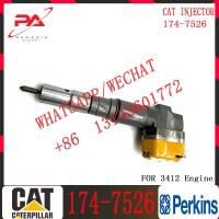 China Diesel Engine Fuel Injector 174-7526 for CAT 3412E 651E 657E Excavator Parts for sale