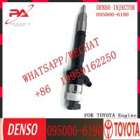 China Common Rail Fuel Injector 23670-09060 23670-0L010 095000-6190 for 2KD-FTV D4D Diesel Engine for sale