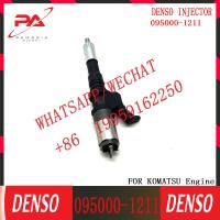 China Common Rail Fuel Injector 095000-1211 095000-1210 for KOMATSU PC400-7 PC450-7 6D125 Engine for sale