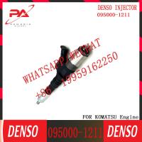 China Common Rail Fuel Injector 095000-1211 095000-1210 for KOMATSU PC400-7 PC450-7 6D125 Engine for sale