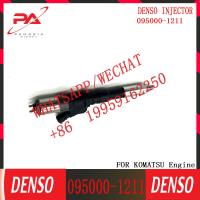 China Common Rail Fuel Injector 095000-1211 095000-1210 for KOMATSU PC400-7 PC450-7 6D125 Engine for sale
