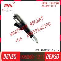 China Common Rail Fuel Injector 095000-1211 095000-1210 for KOMATSU PC400-7 PC450-7 6D125 Engine for sale