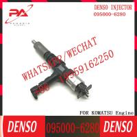 China Diesel Common Rail Injector 095000-6280 6219-11-3100 for Komatsu Excavator SAA6D170 Engine for sale