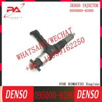 China Diesel Common Rail Injector 095000-6280 6219-11-3100 for Komatsu Excavator SAA6D170 Engine for sale